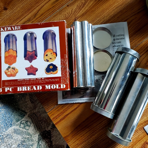 Bakeware | Dining | 3 Pc Bread Molds | Poshmark